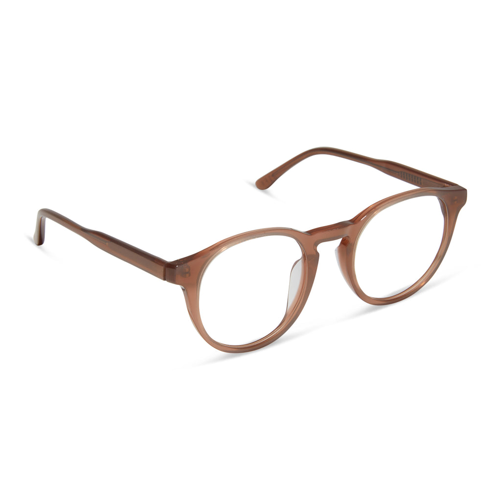 Sawyer Round Glasses | Macchiato | Diff Eyewear