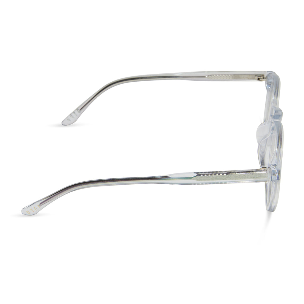 Sawyer Round Prescription Glasses | Opalescent Turquoise | Diff Eyewear