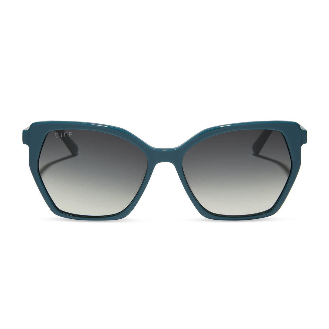 Vera Square Sunglasses | Deep Space & Grey Gradient | DIFF Eyewear
