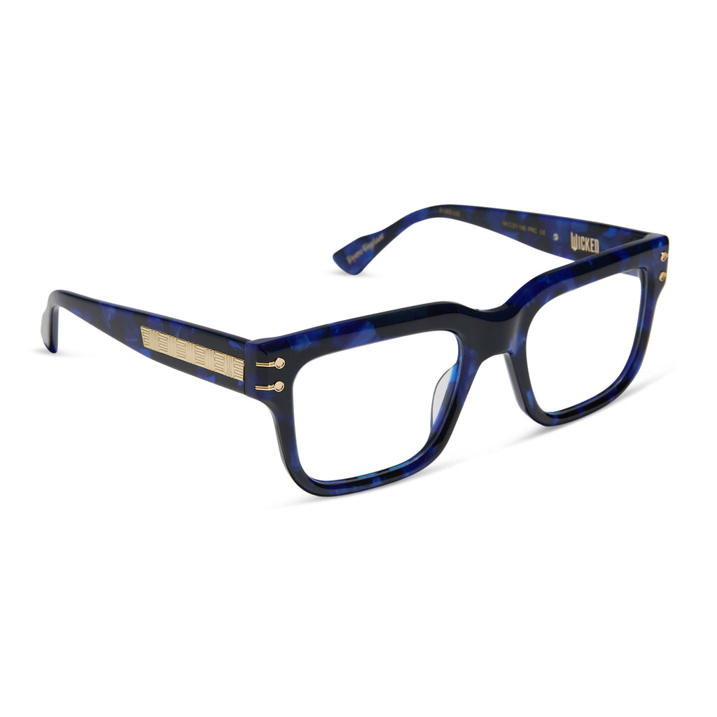 Wicked Elphaba Glasses | Blue Tortoise | DIFF Eyewear