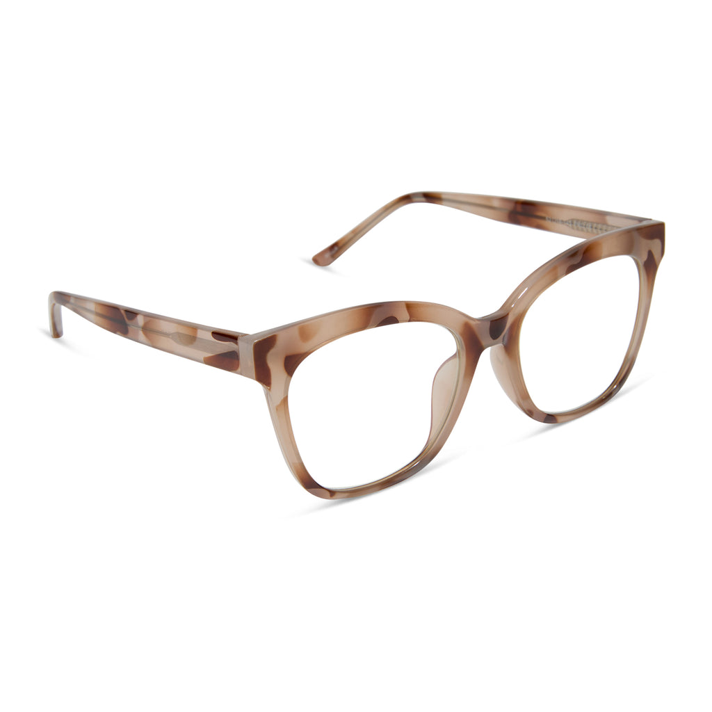 Willa Square Readers | Cream Tortoise | DIFF Eyewear