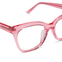 Winston Cat Eye Prescription Glasses | Candy Pink Crystal | Diff Eyewear