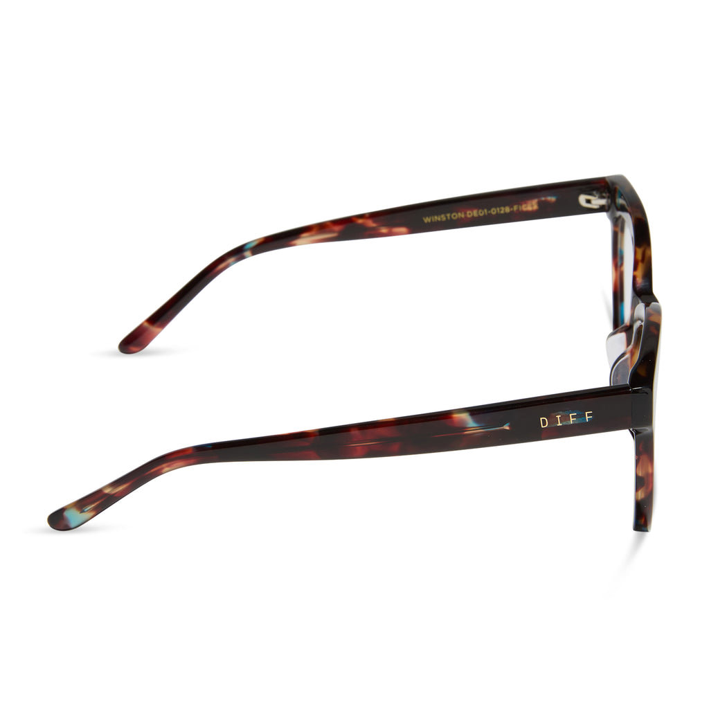 Winston Square Glasses | Confetti Tortoise | DIFF Eyewear