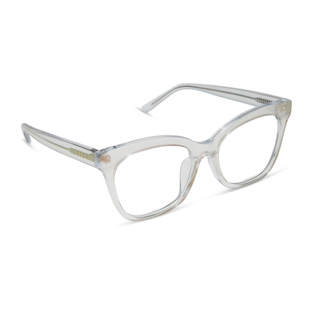 Winston Cat Eye Glasses | Opalescent Pink | Diff Eyewear