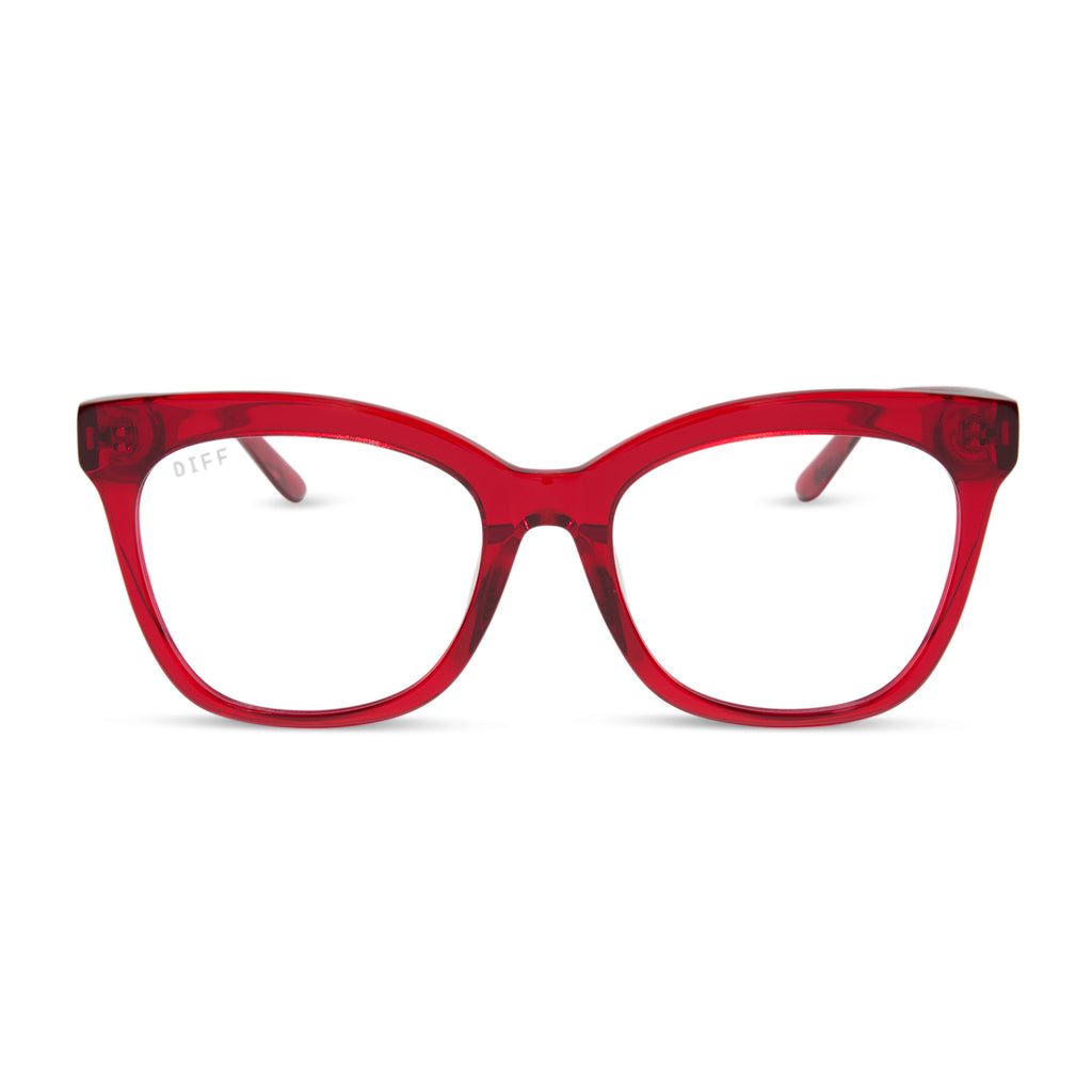 Winston Square Glasses | Red Hot Summer | DIFF Eyewear