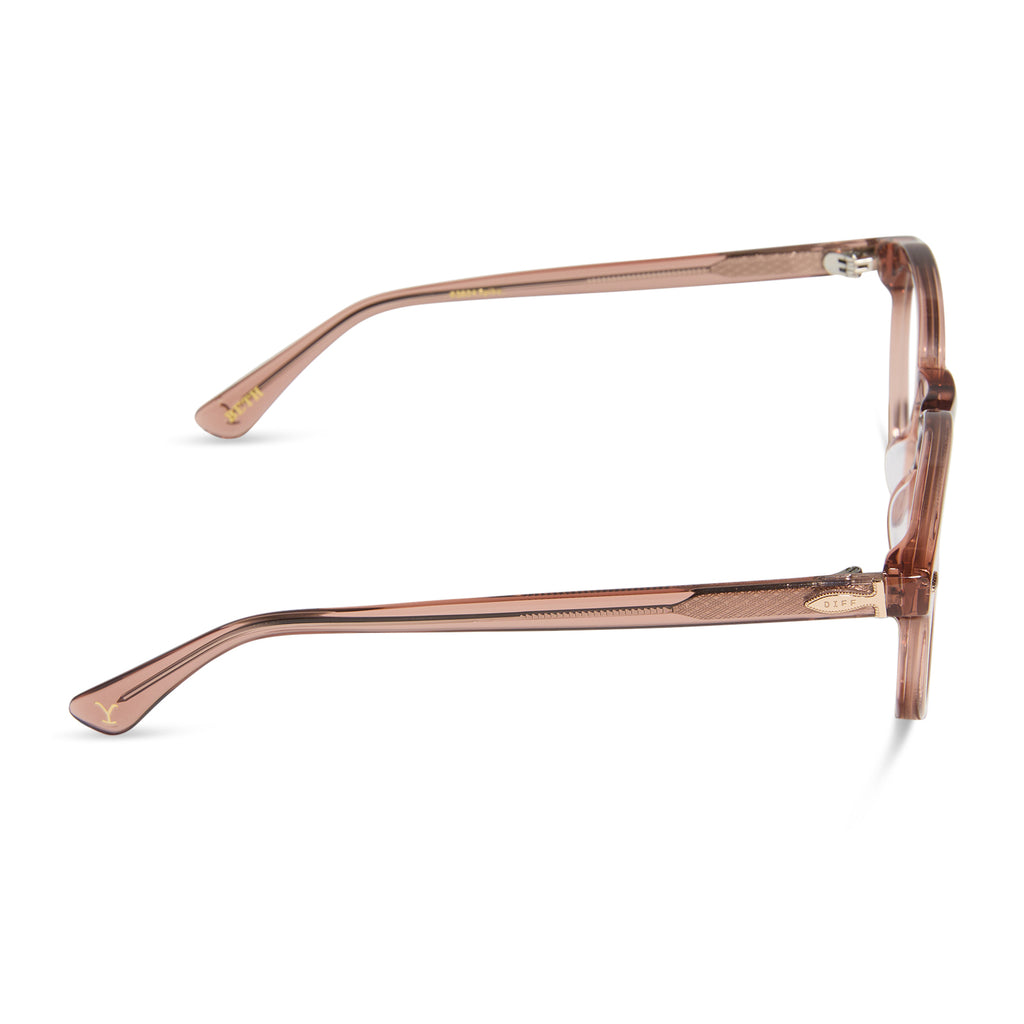 Yellowstone Beth Round Glasses | Warm Sierra | DIFF Eyewear