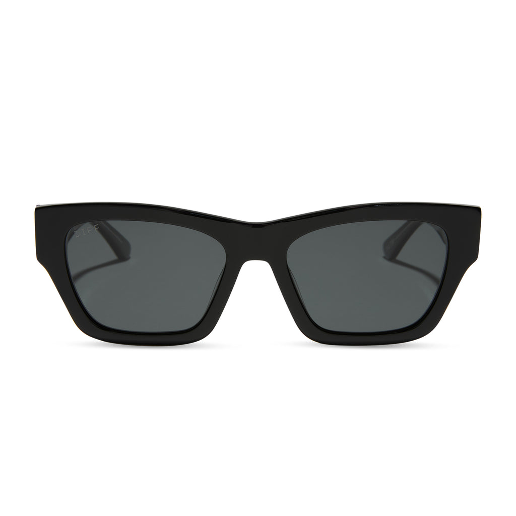Yellowstone Beth II Sunglasses | Black & Grey | DIFF Eyewear