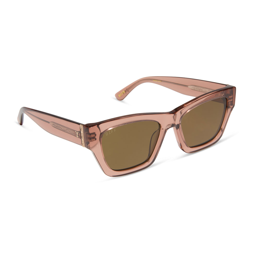 Yellowstone Beth II Sunglasses | Warm Sierra & Brown | DIFF Eyewear