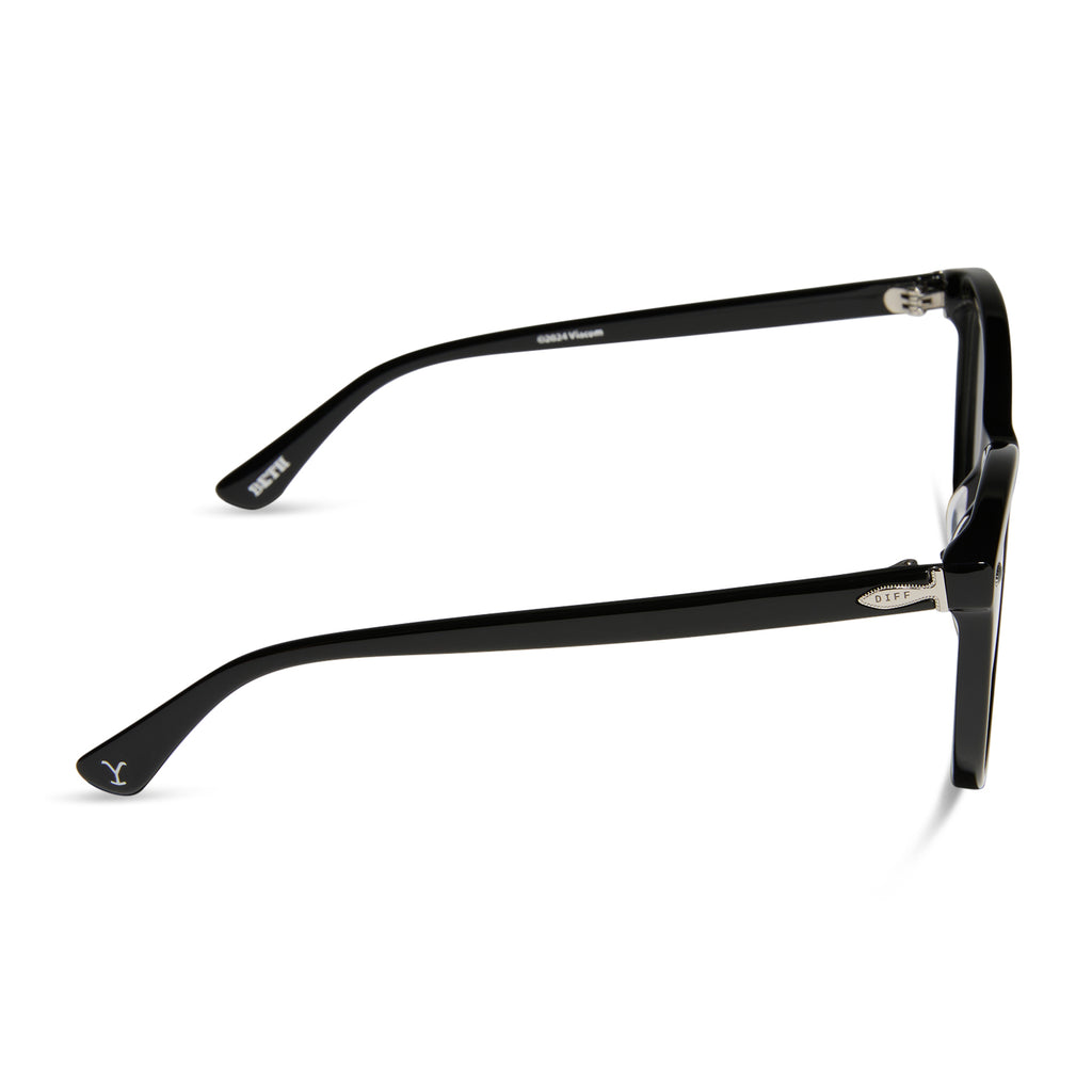 Yellowstone Beth III Cat Eye Glasses | Night Sky Black | DIFF Eyewear