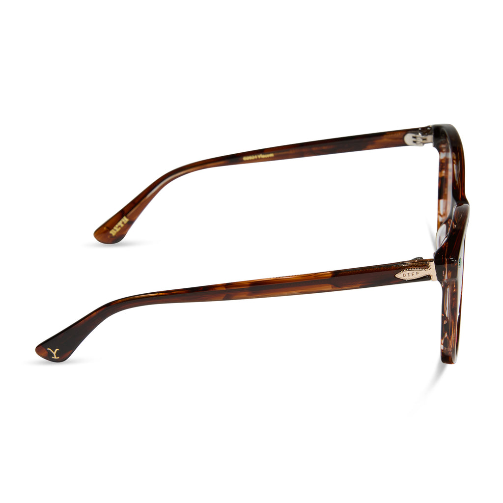 Yellowstone Beth III Glasses | Warm Sequoia Tortoise | DIFF Eyewear