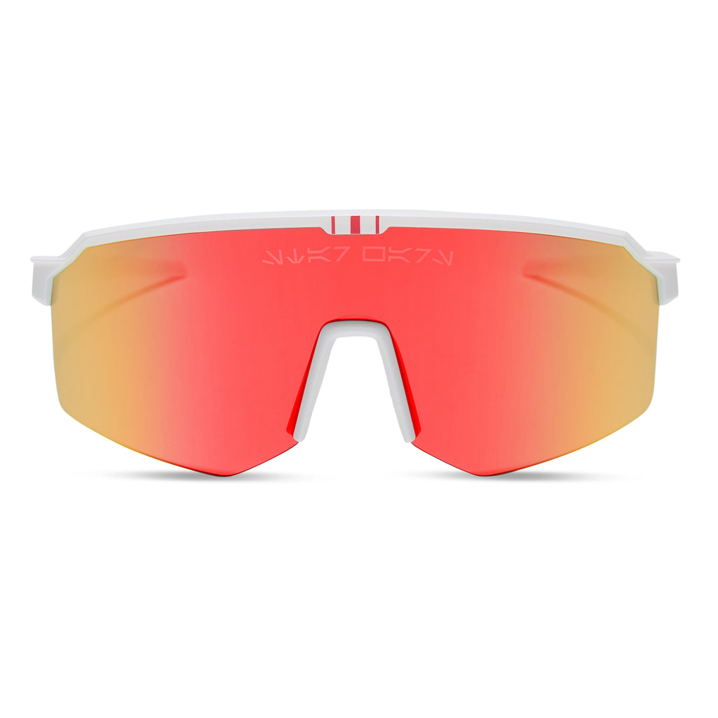 Star Wars Luke X-Wing Sunglasses | White & Red Orange | DIFF Eyewear