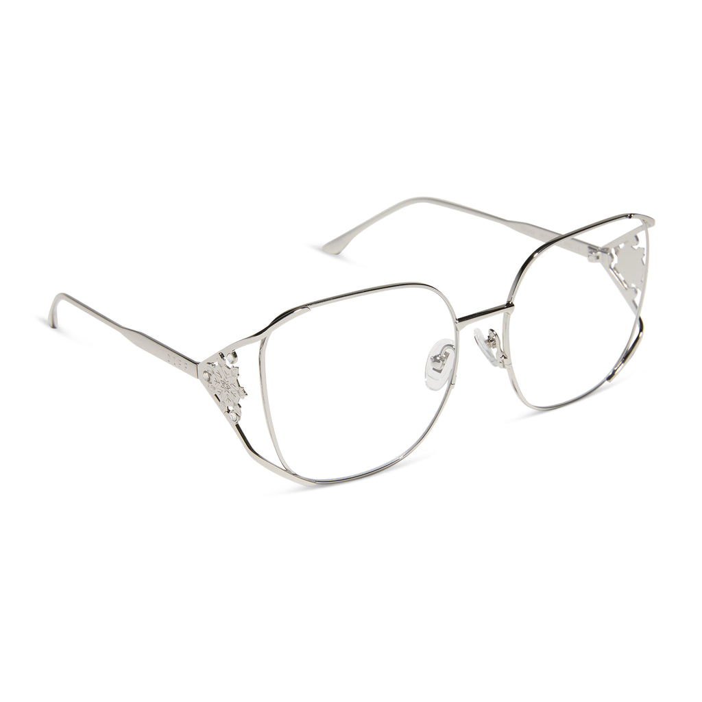 Frozen Elsa Square Prescription Glasses | Silver | DIFF Eyewear