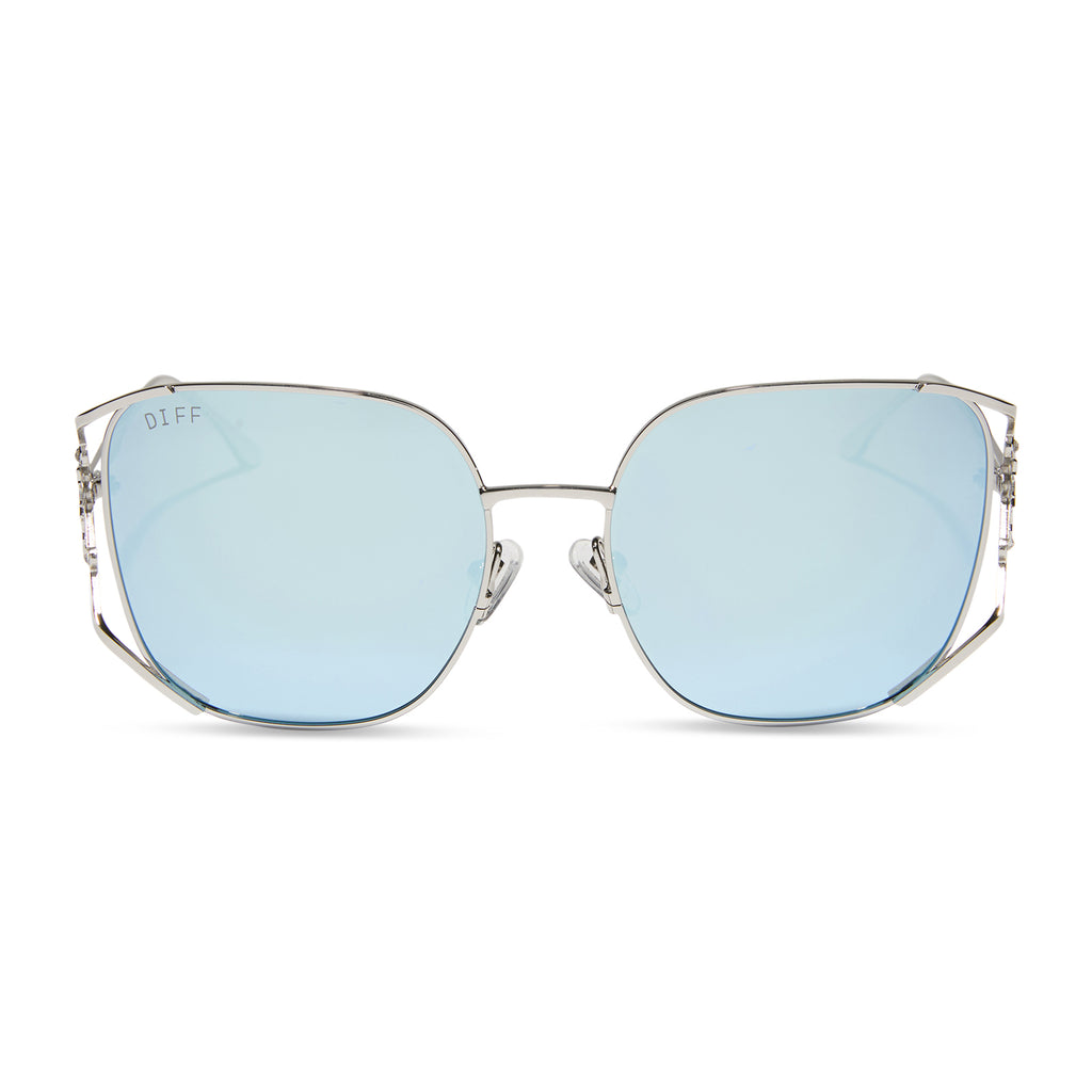 Frozen Elsa Sunglasses | Silver & Ice Blue | DIFF Eyewear
