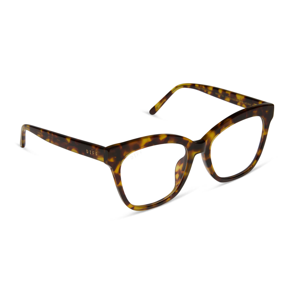 JJD Winston Glasses | Amber Tortoise | DIFF Eyewear