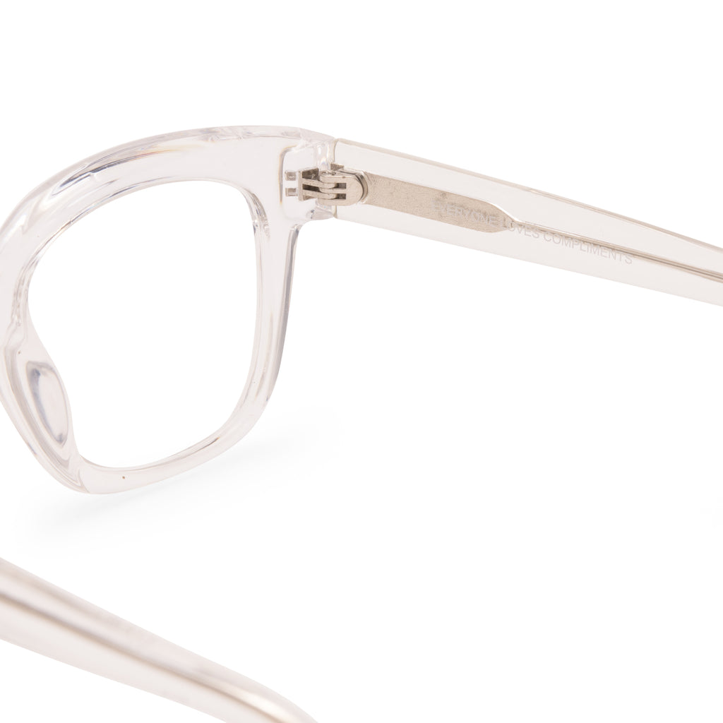 AVA CLEAR CRYSTAL + BLUE LIGHT READERS | DIFF Eyewear