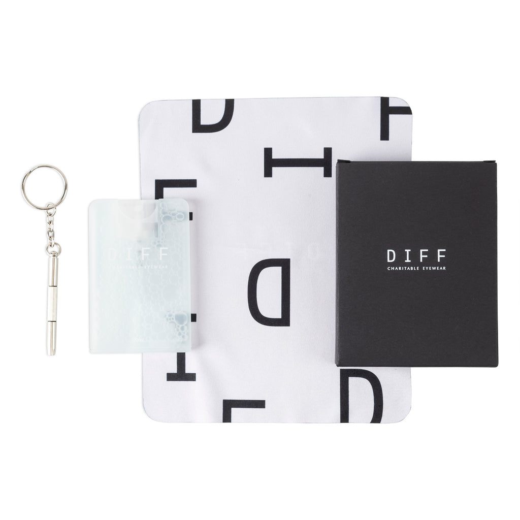 Cleaning Care Kit - Black – DIFF Eyewear