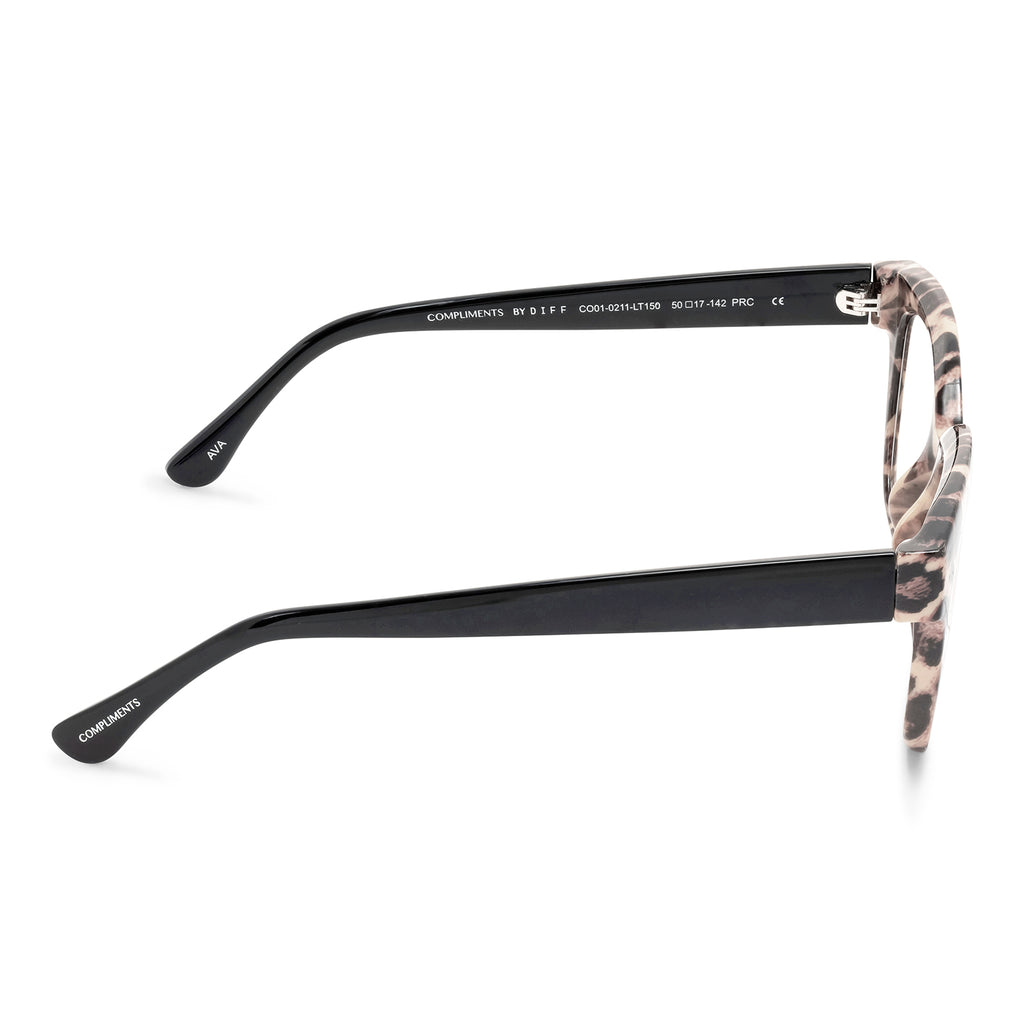 AVA - LEOPARD TORTOISE + BLUE LIGHT READERS | DIFF Eyewear