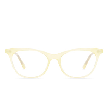 Jade Cat Eye Prescription Glasses | Buttercream | Diff Eyewear