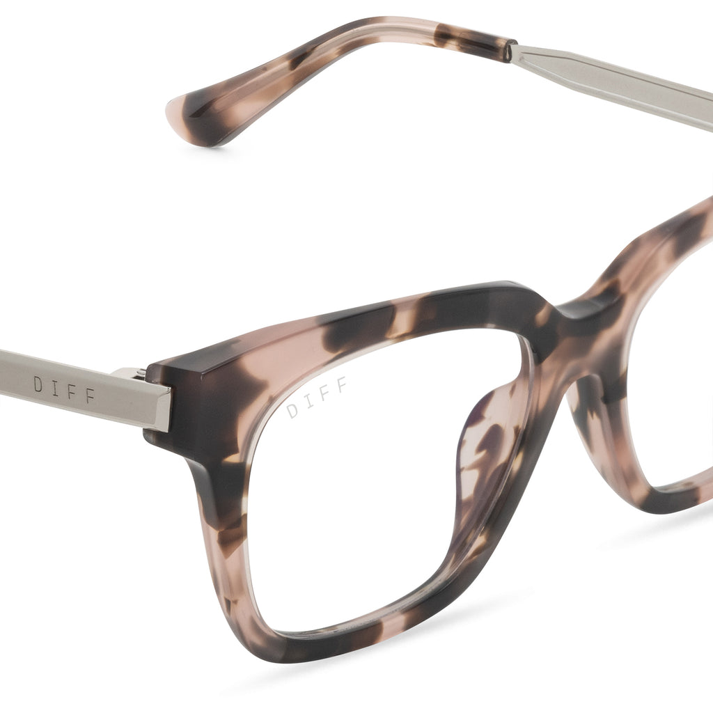 Bella XS Square Glasses | Himalayan Tortoise | Diff Eyewear