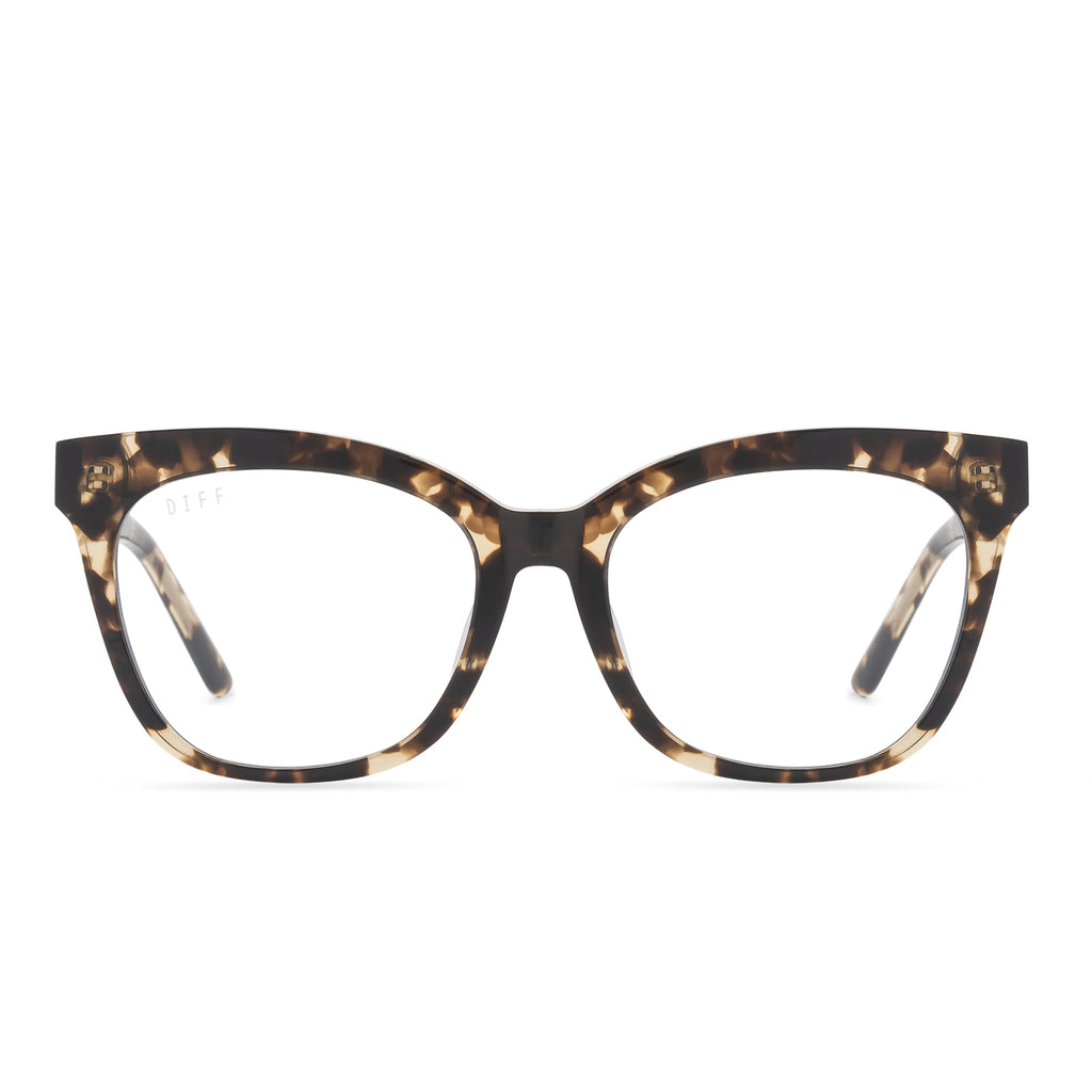 Winston Square Glasses | Espresso Tortoise & Blue Light Technology ...