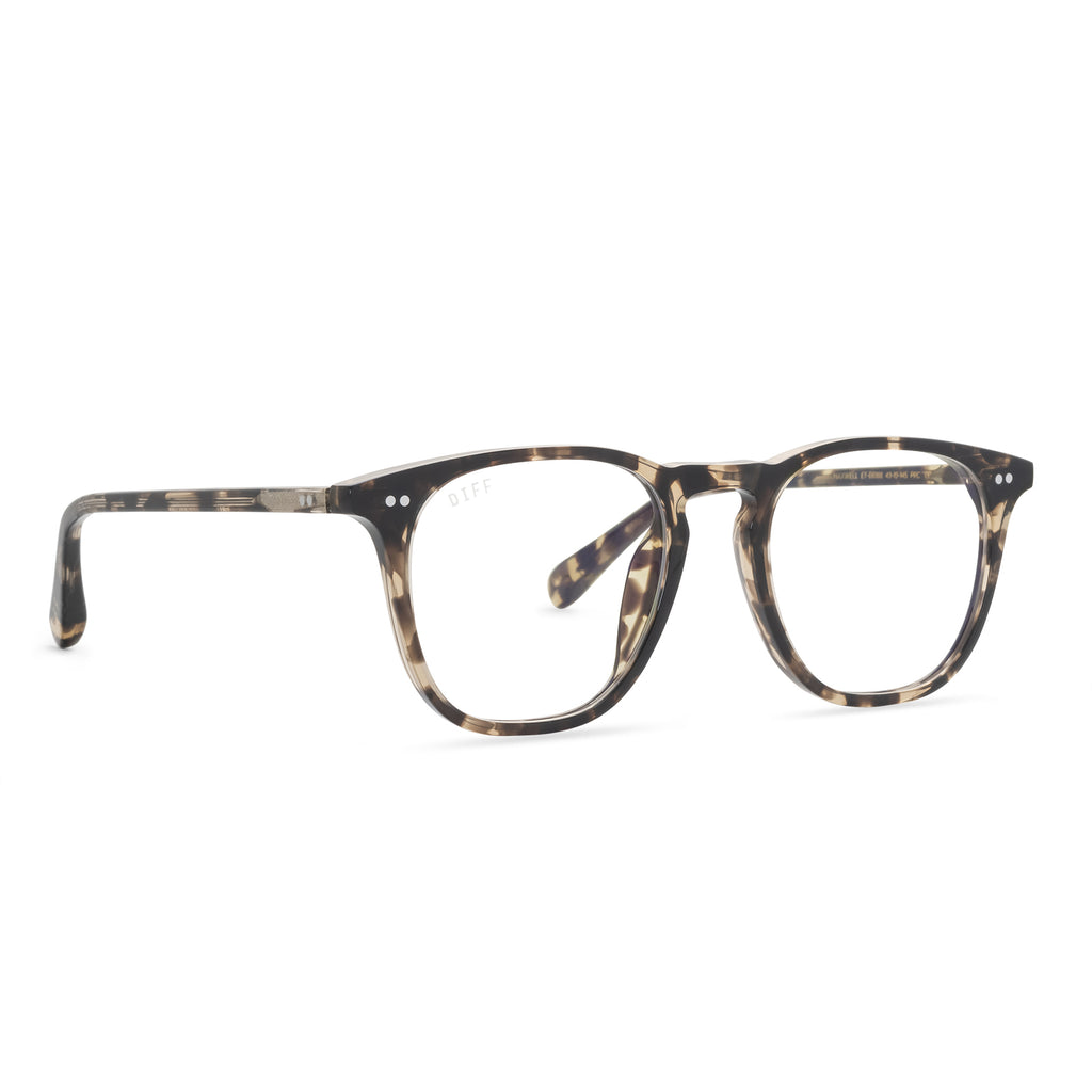Maxwell Square Glasses | Espresso Tortoise & Blue Light Technology ...