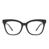 WINSTON - MATTE BLACK + CLEAR GLASSES – DIFF Eyewear