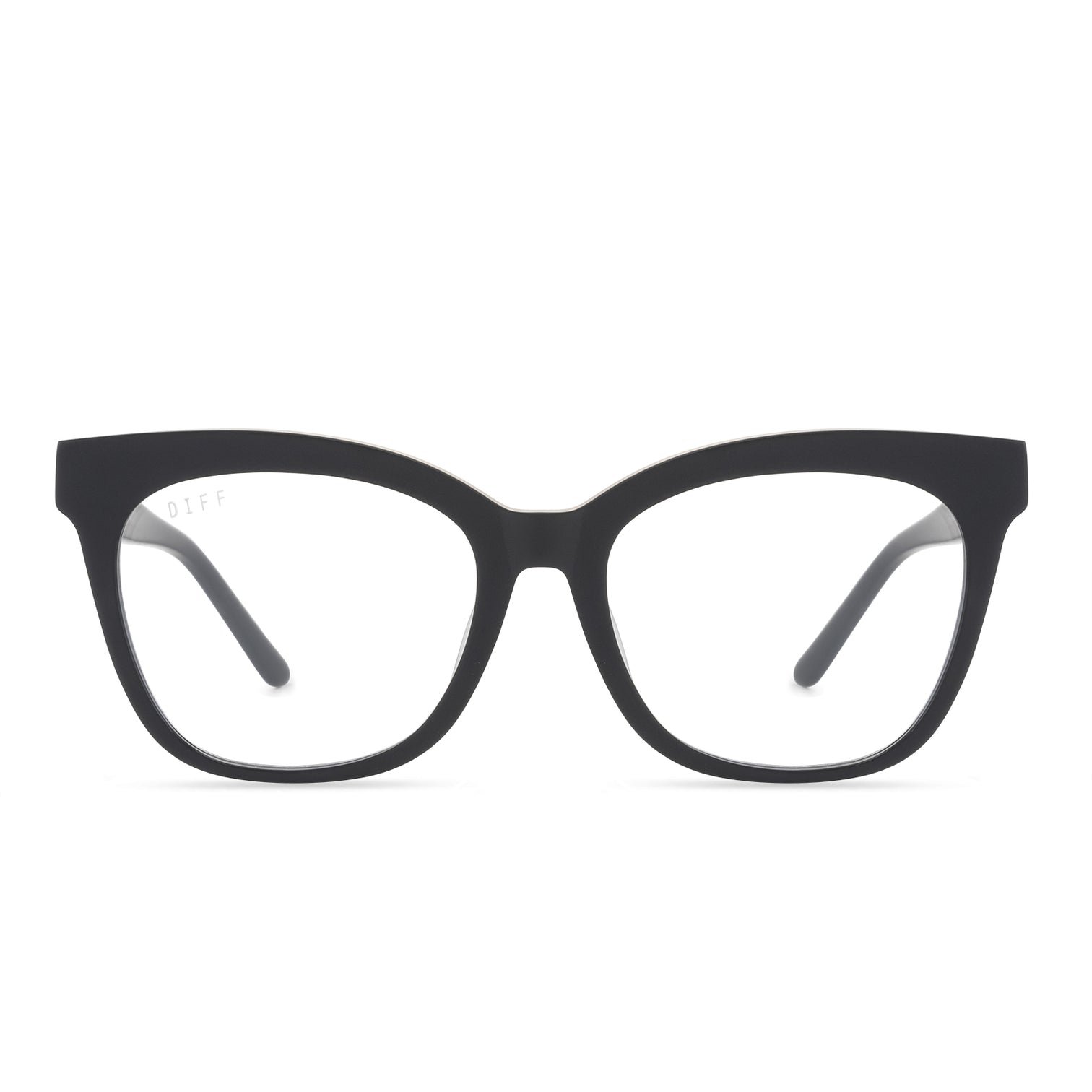 Winston Cat Eye Prescription Glasses | Matte Black | Diff Eyewear