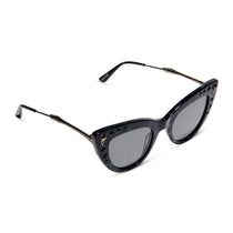 Bellatrix Cat Sunglasses | Geo Black & Grey | DIFF Eyewear