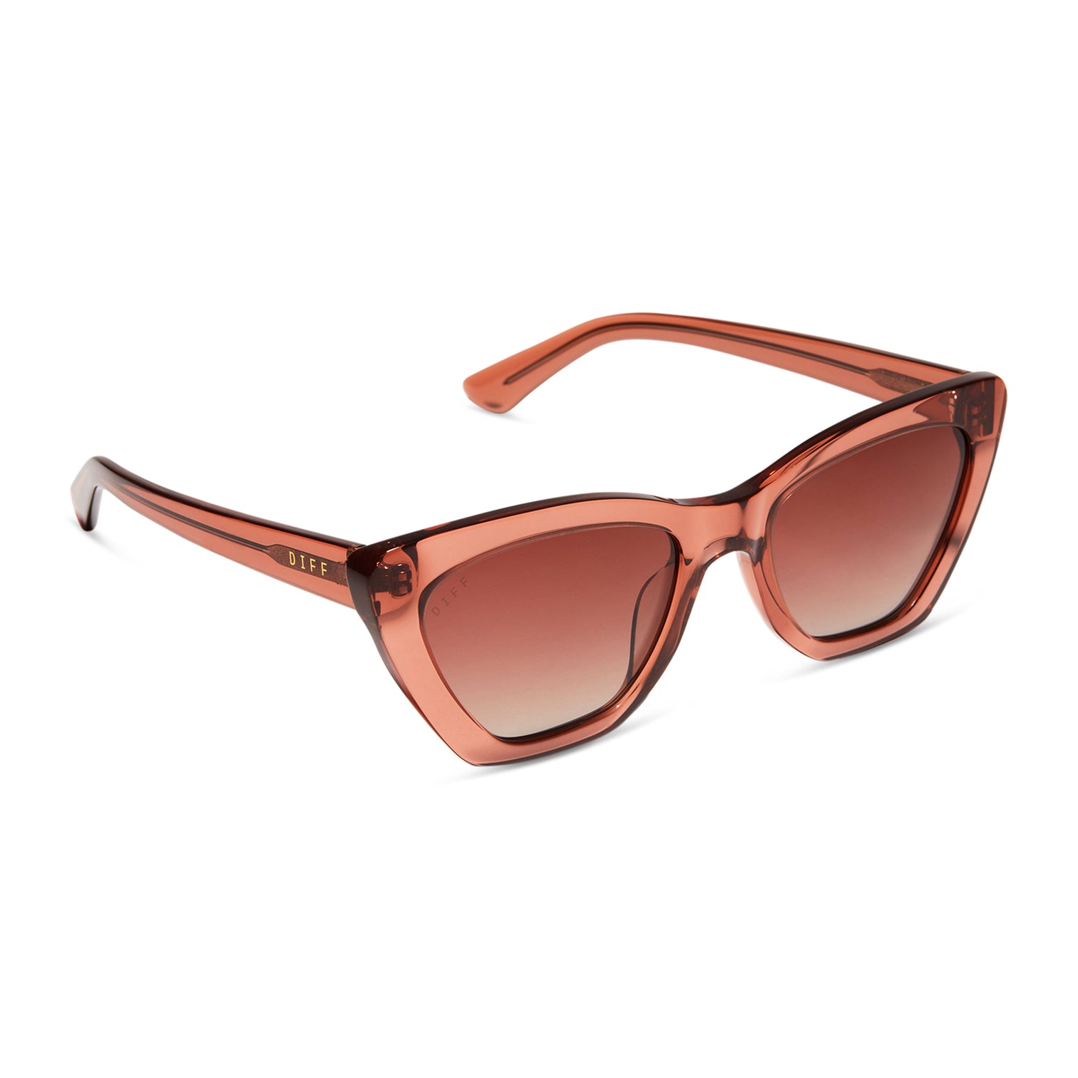 Camila Cateye Sunglasses Dusk And Dusk Gradient Diff Eyewear