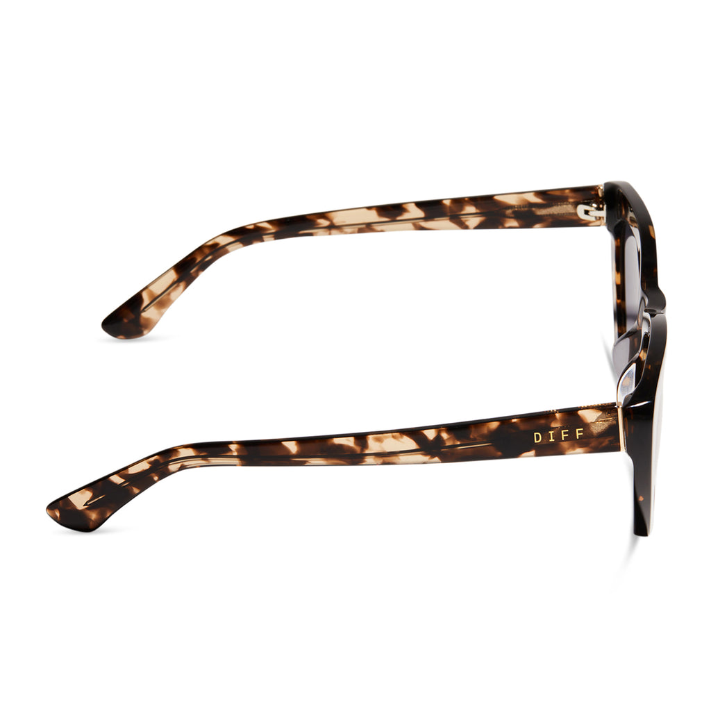 Camila Cateye Sunglasses | Espresso Tortoise & Grey | DIFF Eyewear