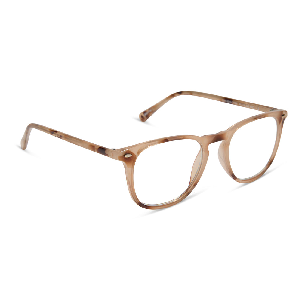 GRIFFIN - CREAM TORTOISE + BLUE LIGHT READERS | DIFF Eyewear