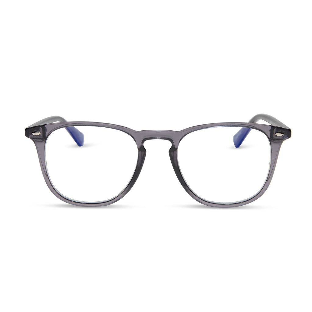 GRIFFIN SMOKE CRYSTAL + BLUE LIGHT READERS | DIFF Eyewear