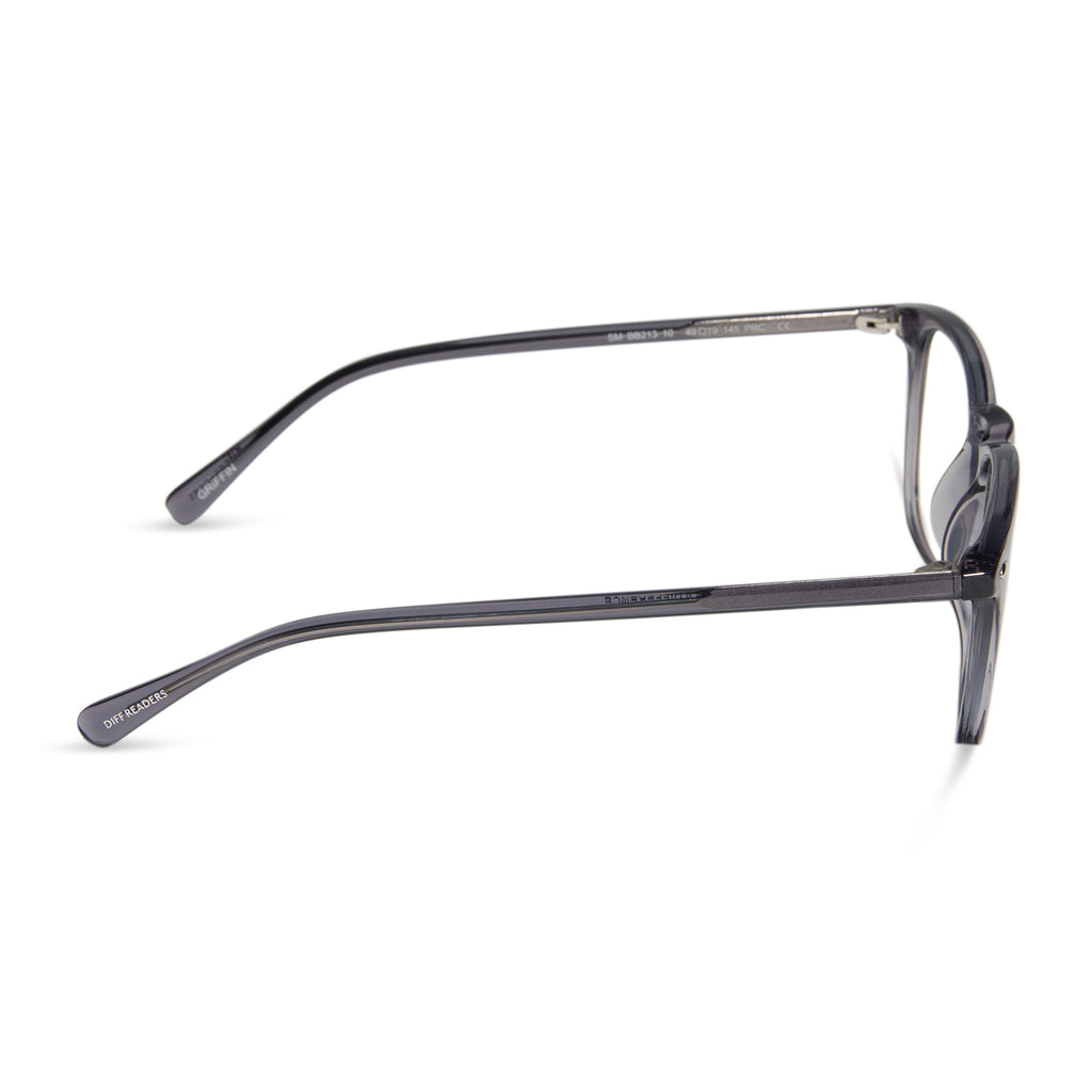 GRIFFIN SMOKE CRYSTAL + BLUE LIGHT READERS | DIFF Eyewear