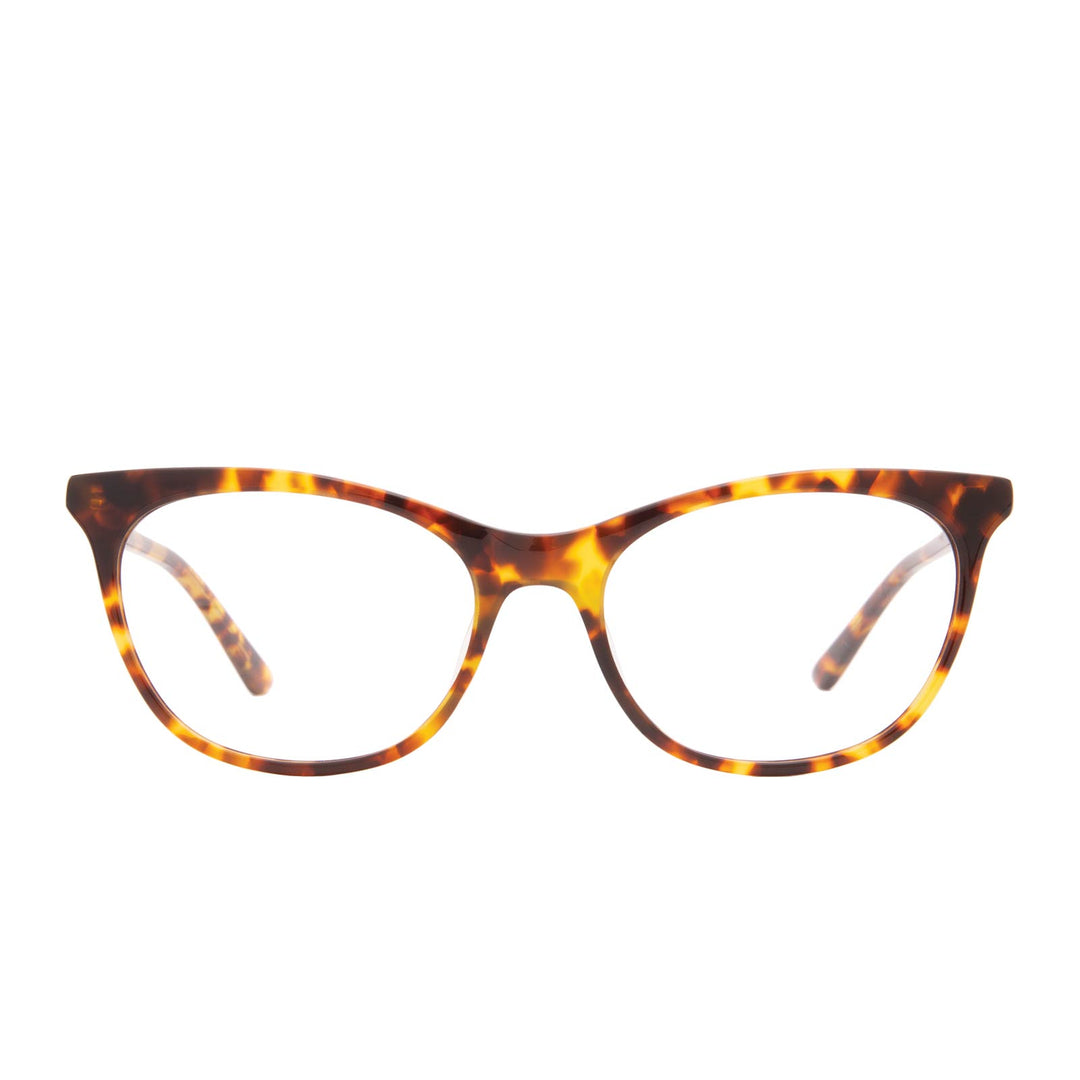 Jade Cat Eye Prescription Glasses | Amber Tortoise + Clear Glasses ...