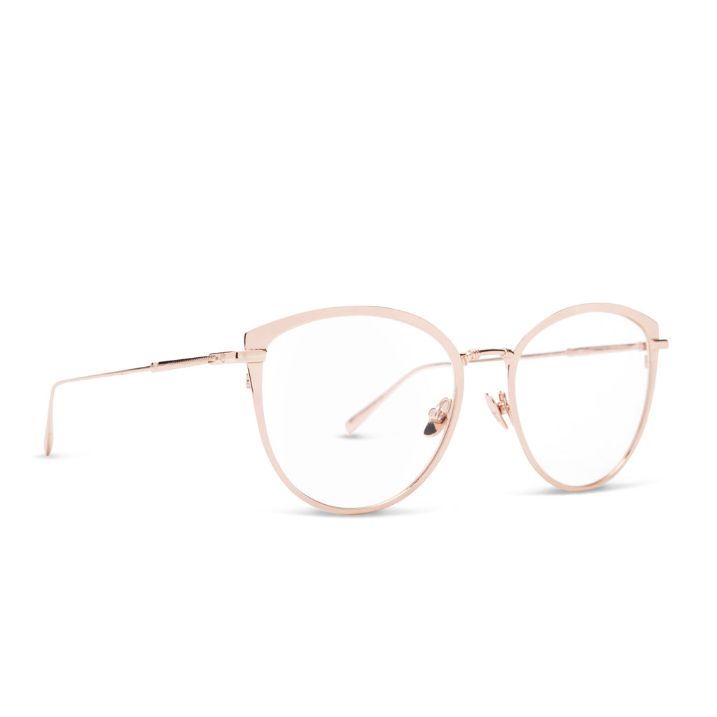 Princess Leia: Alderaan Gold & Clear | Princess Leia Glasses | DIFF Eyewear