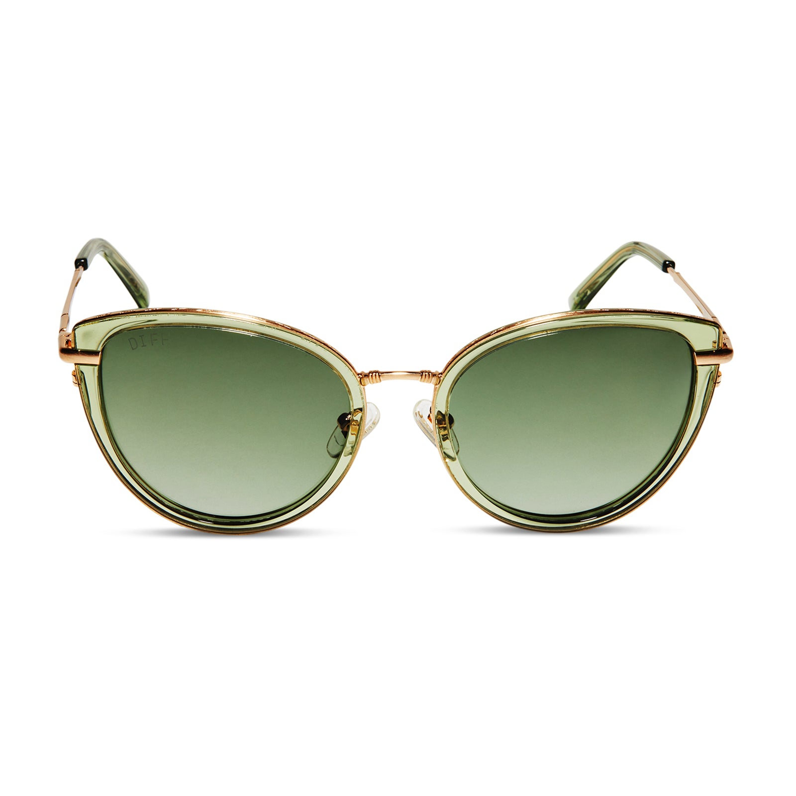 Princess Leia™ – Endor™ Sunglasses | Sage + Gold & Green | DIFF Eyewear