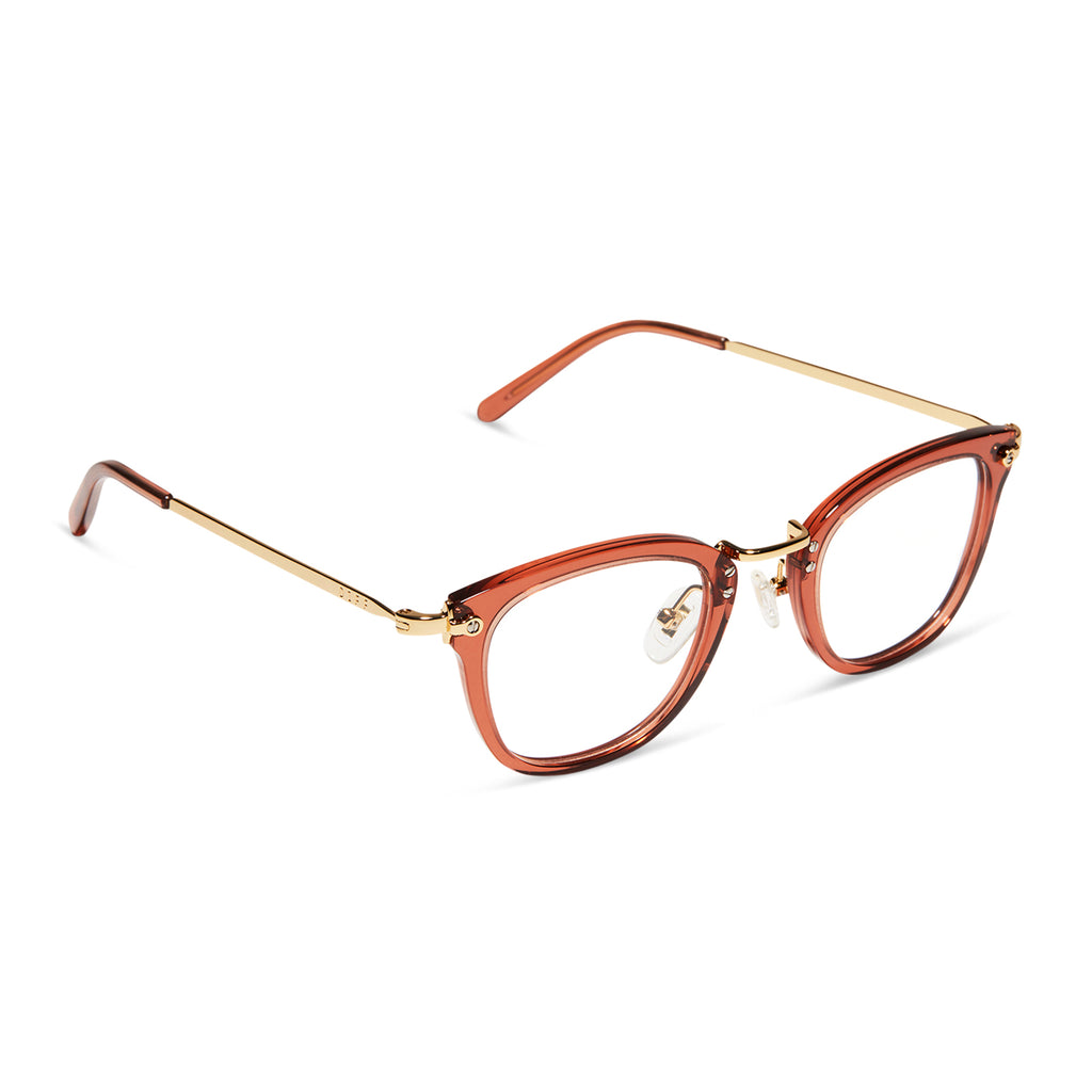 Rue Square Glasses | Dusk & Clear | DIFF Eyewear