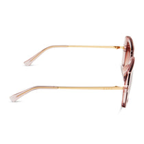 Sandra Square Sunglasses | Light Pink Crystal & Dusk Gradient | DIFF ...