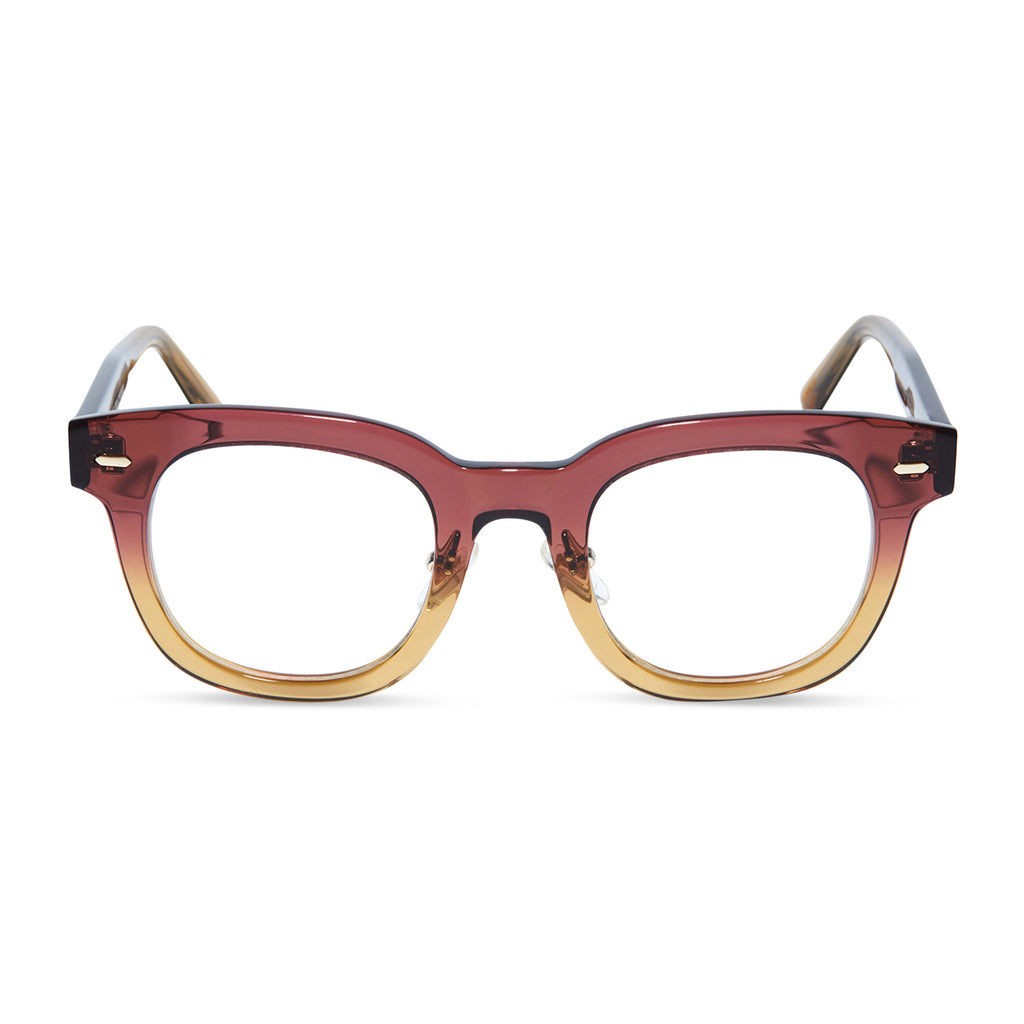 Summer Square Glasses | Clayton & Clear | DIFF Eyewear