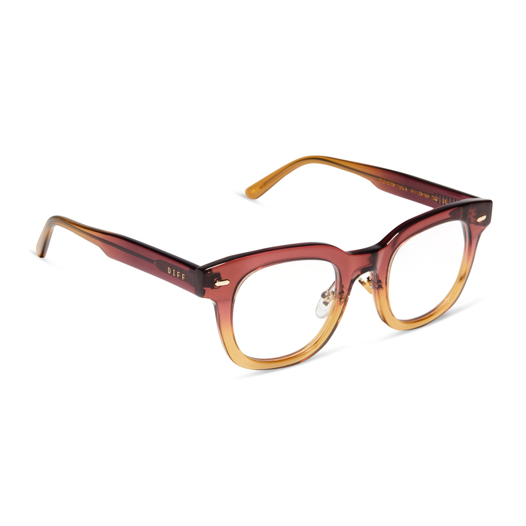 Summer Square Glasses | Clayton & Clear | DIFF Eyewear