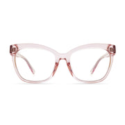 Winston Cat Eye Prescription Glasses | Light Pink Crystal | Diff Eyewear
